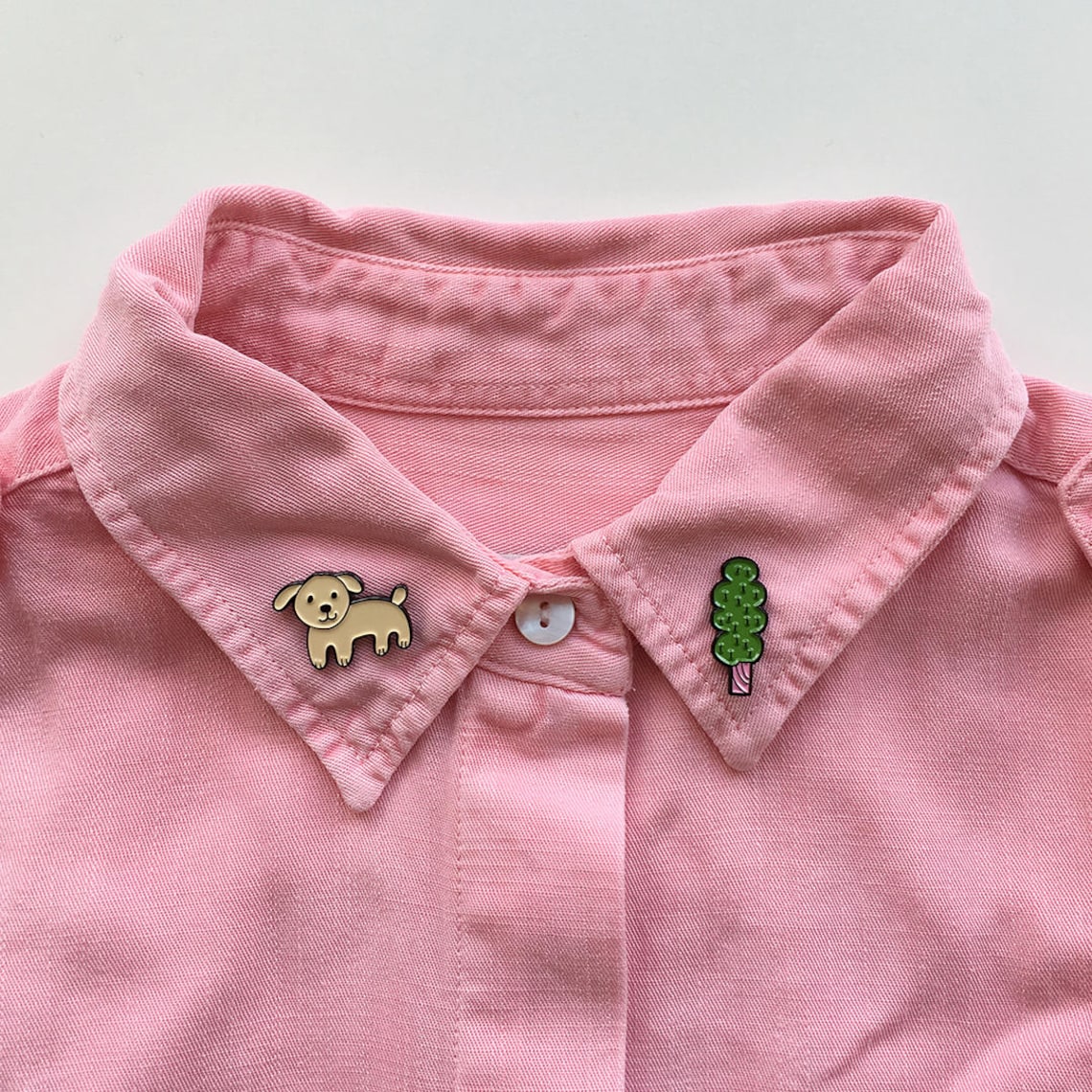 Puppy & Tree Pin Set - Etsy