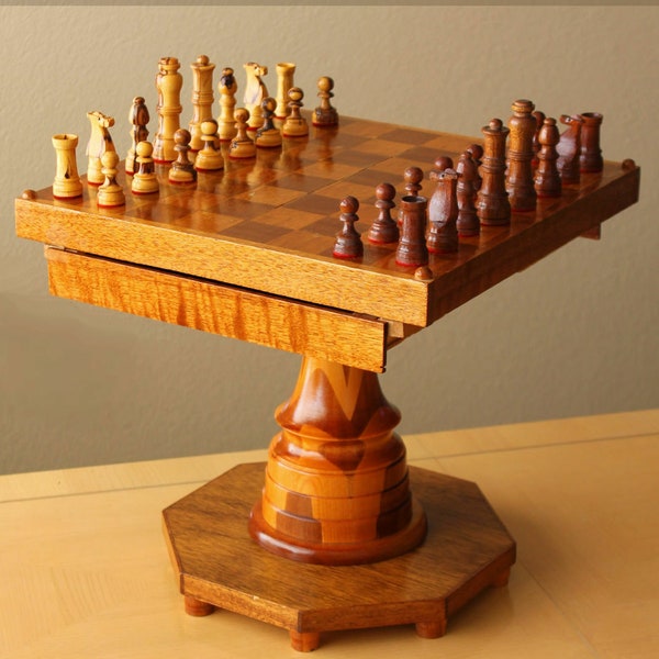 Chess Table Furniture - Etsy