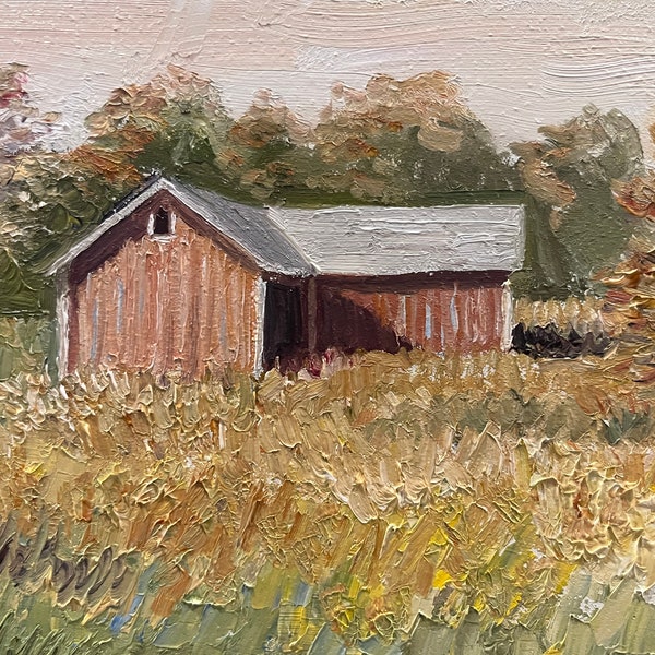 Original Paintings of Barns and Farms - Etsy