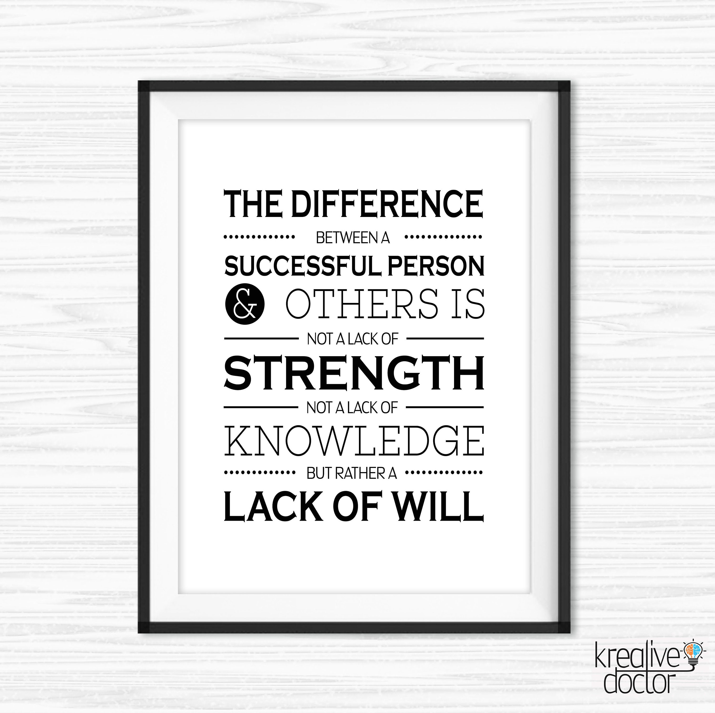 Success Quote For Office Office Wall Art Success Wall Art | Etsy