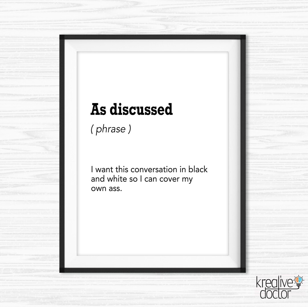 As Discussed Funny Office Email Definition Definition Etsy as-discussed-funny-office-email-definition-definition-etsy