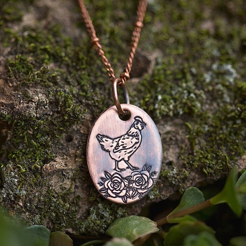 Chicken Necklace - Etsy