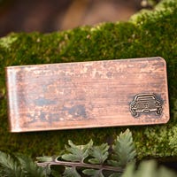 Vintage GMC Stainless Steel Hinged Locking Back Money Clip, Keepsake ...