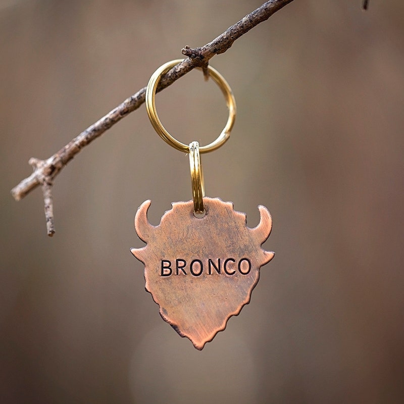 Leather Dog Tag - Etsy