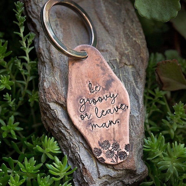 Hippie Keychain - Etsy