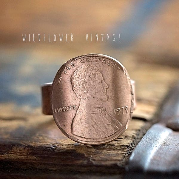 Penny Ring - Etsy