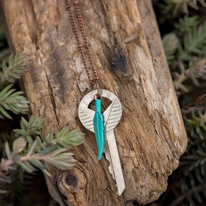 Authentic Vintage Car Key Necklace | Repurposed Boho Jewelry Gift - Etsy