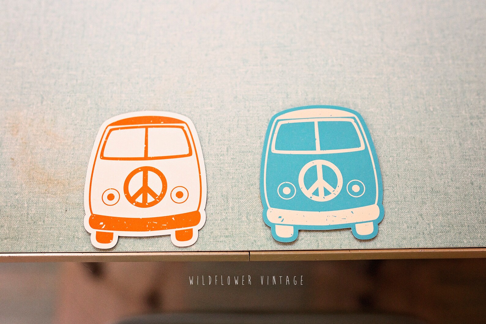 Hippie Van Peace Sign Magnet Refrigerator Car Camper Dorm - Etsy