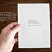 CUSTOM Hand Typed Card Personalized Vintage Typewriter Note - Etsy