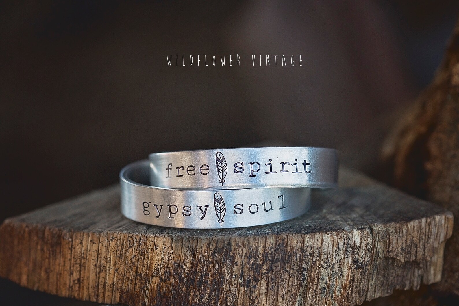 Wide Boho Cuff Bracelet Free Spirit Gypsy Soul Hand | Etsy