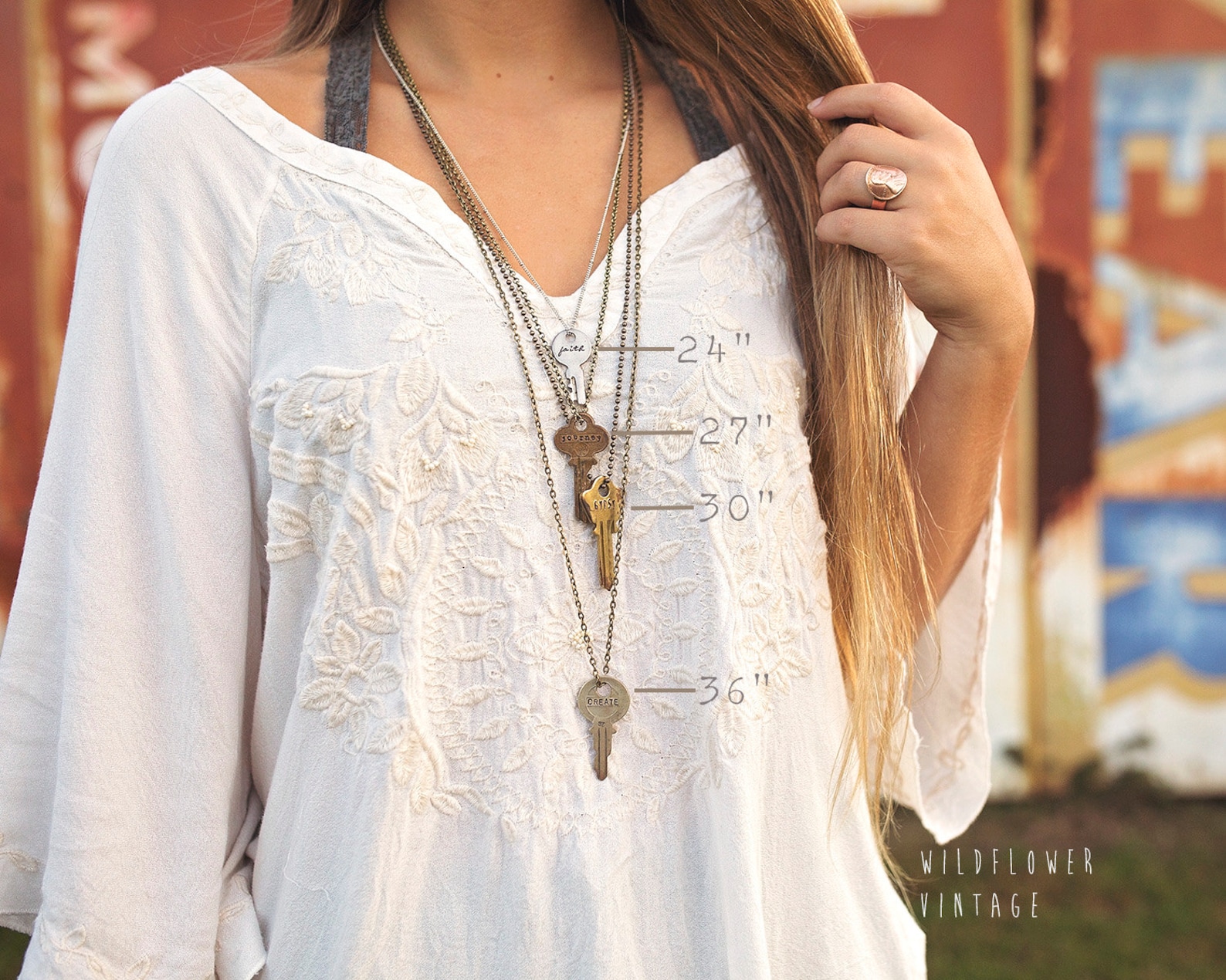 Free Spirit Gypsy Soul Key Necklace Hand-stamped Repurposed - Etsy