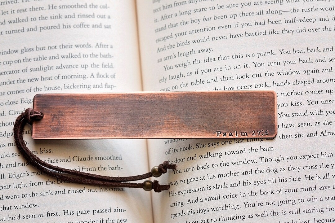 Bible Verse Bookmark | Custom Personalized Religious Christian | Hand ...
