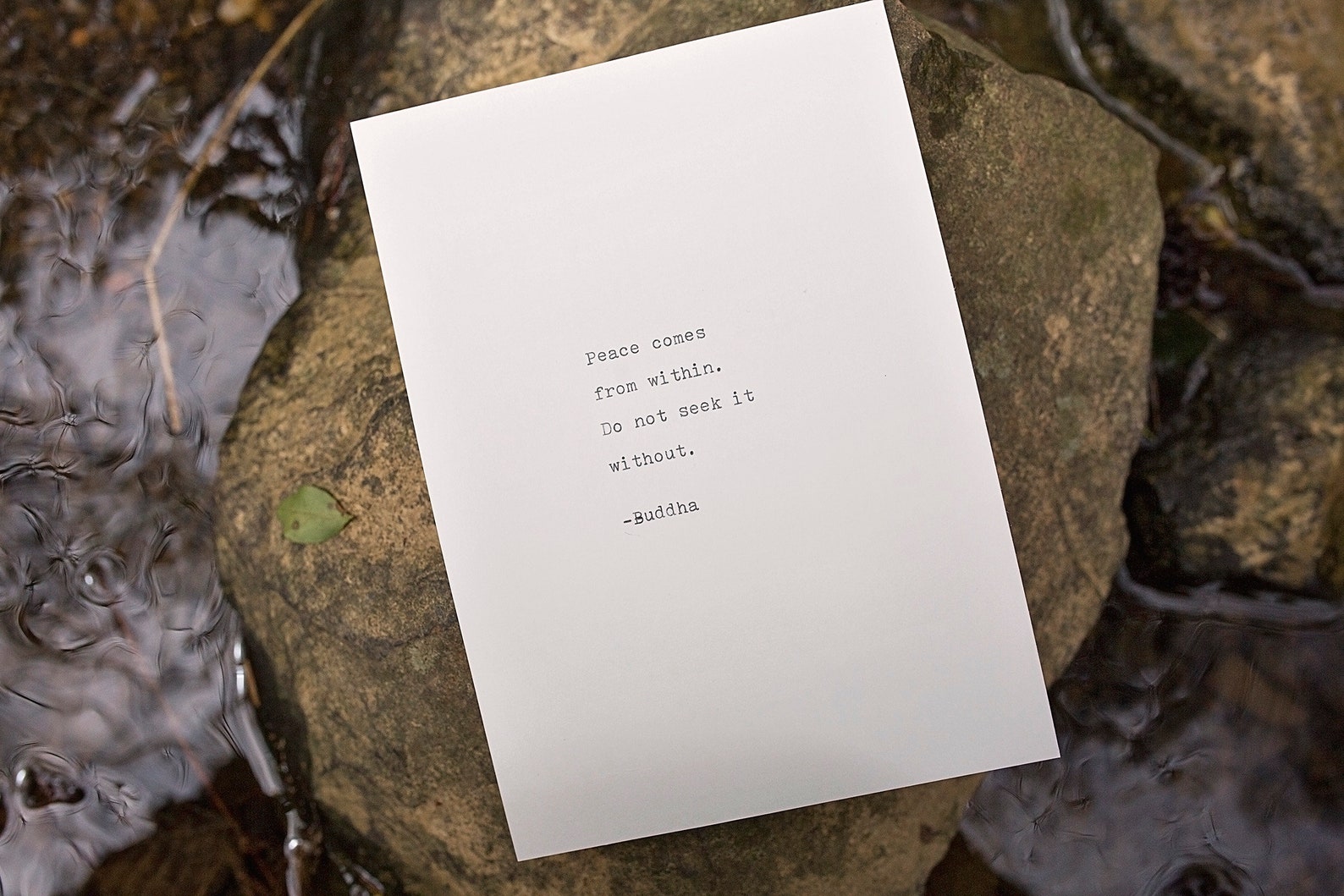 CUSTOM Hand Typed Card Personalized Vintage Typewriter Note | Etsy