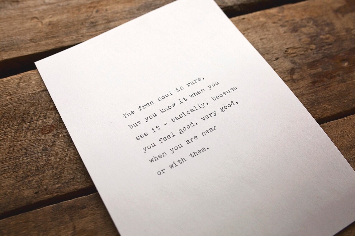 CUSTOM Hand Typed Card | Personalized Vintage Typewriter Note Card ...