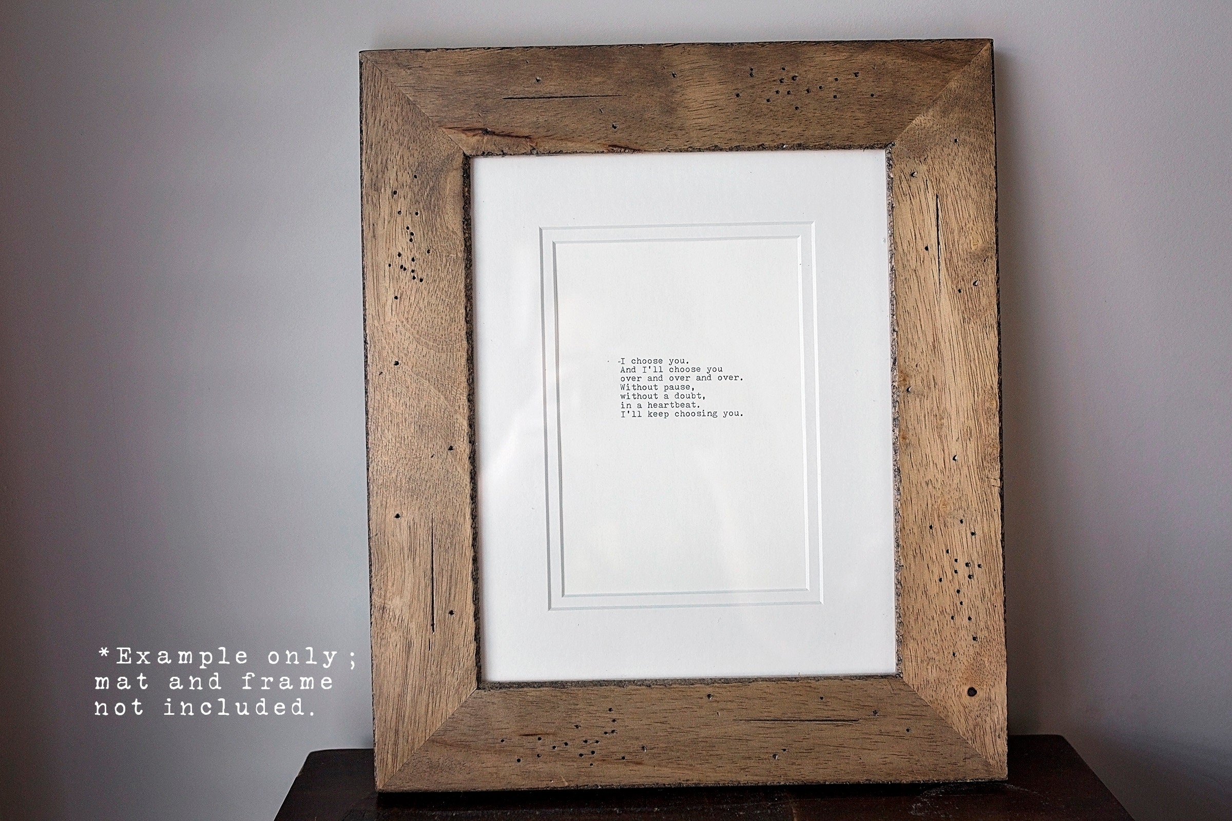 Hand Typed Encouragement Card Vintage Typewriter Note Card - Etsy