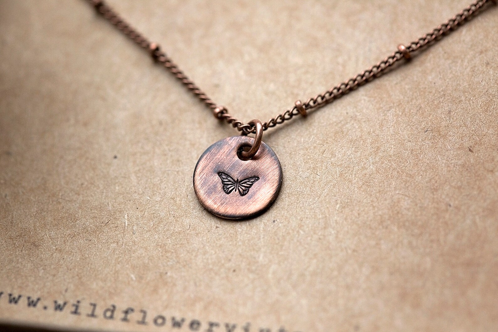 Butterfly Transformation Necklace Hand Stamped - Etsy