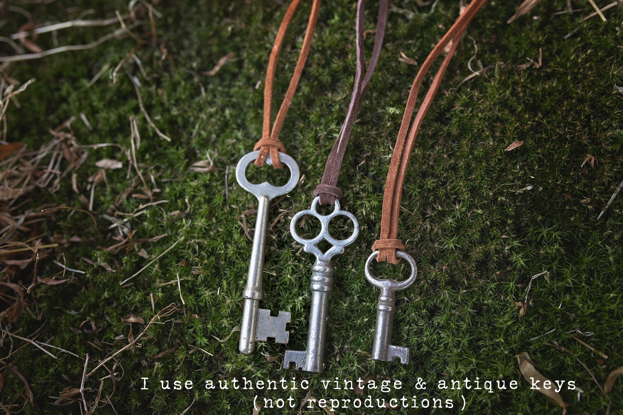 Vintage Skeleton Key Necklace Authentic Antique Barrel | Etsy