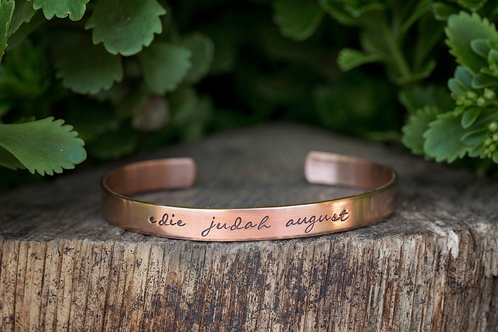 Cursive Name Bracelet Customized Script Jewelry Mother's - Etsy