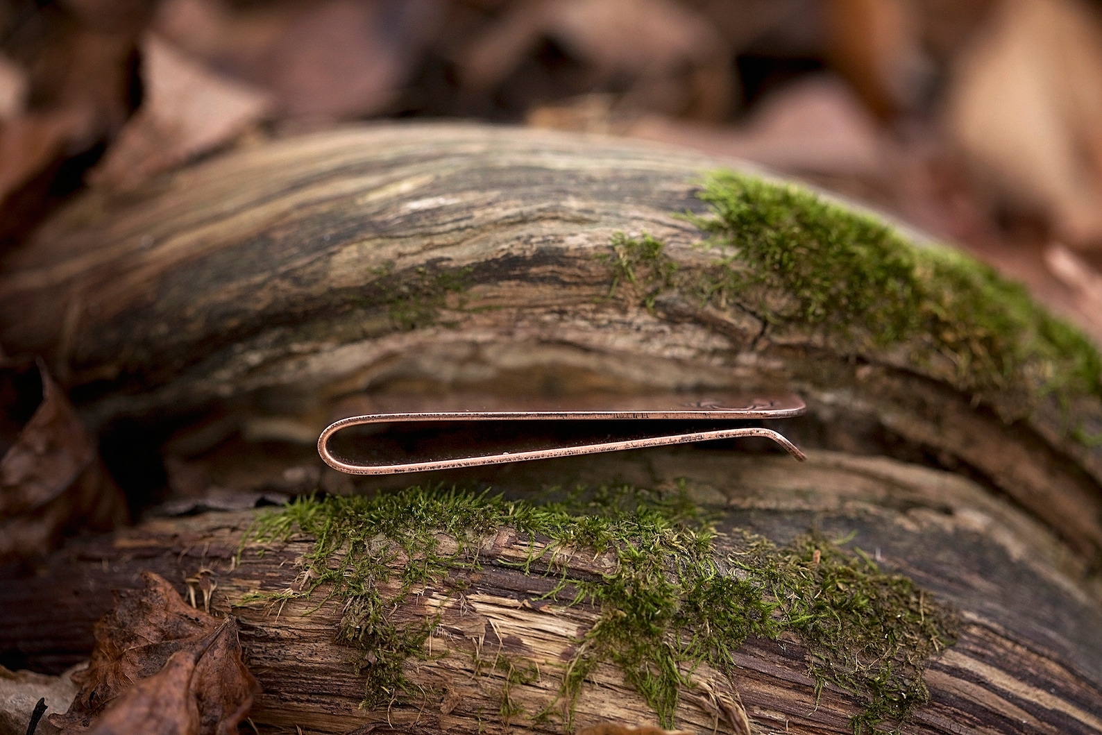 Deer Antler Copper Money Clip | Hand Stamped Rustic Gift - Etsy