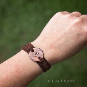 ASL I Love You Leather Wrap Bracelet | Anniversary Birthday Gift | Hand ...