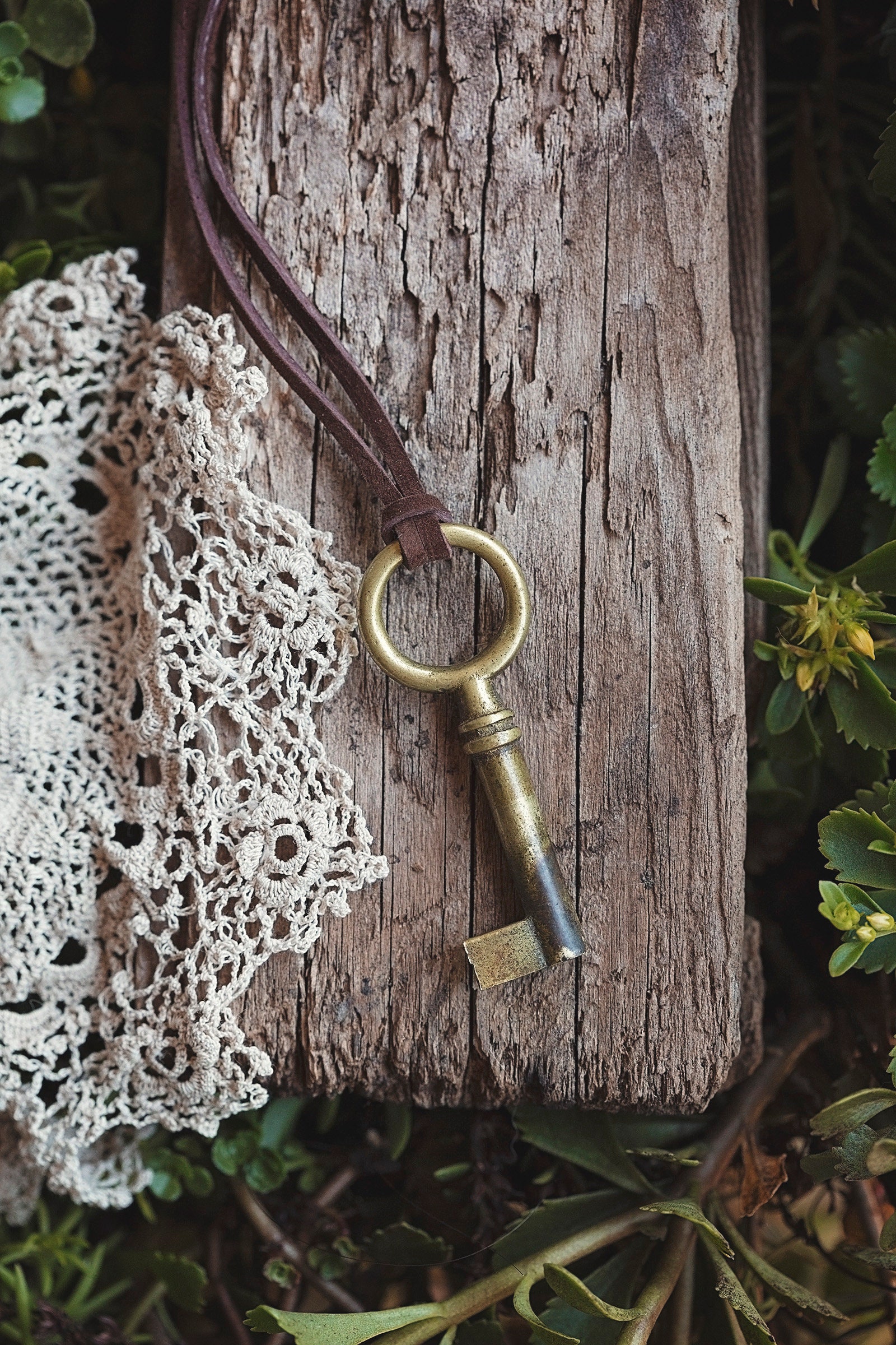 Authentic Skeleton Key Necklace Vintage Antique Barrel Key | Etsy