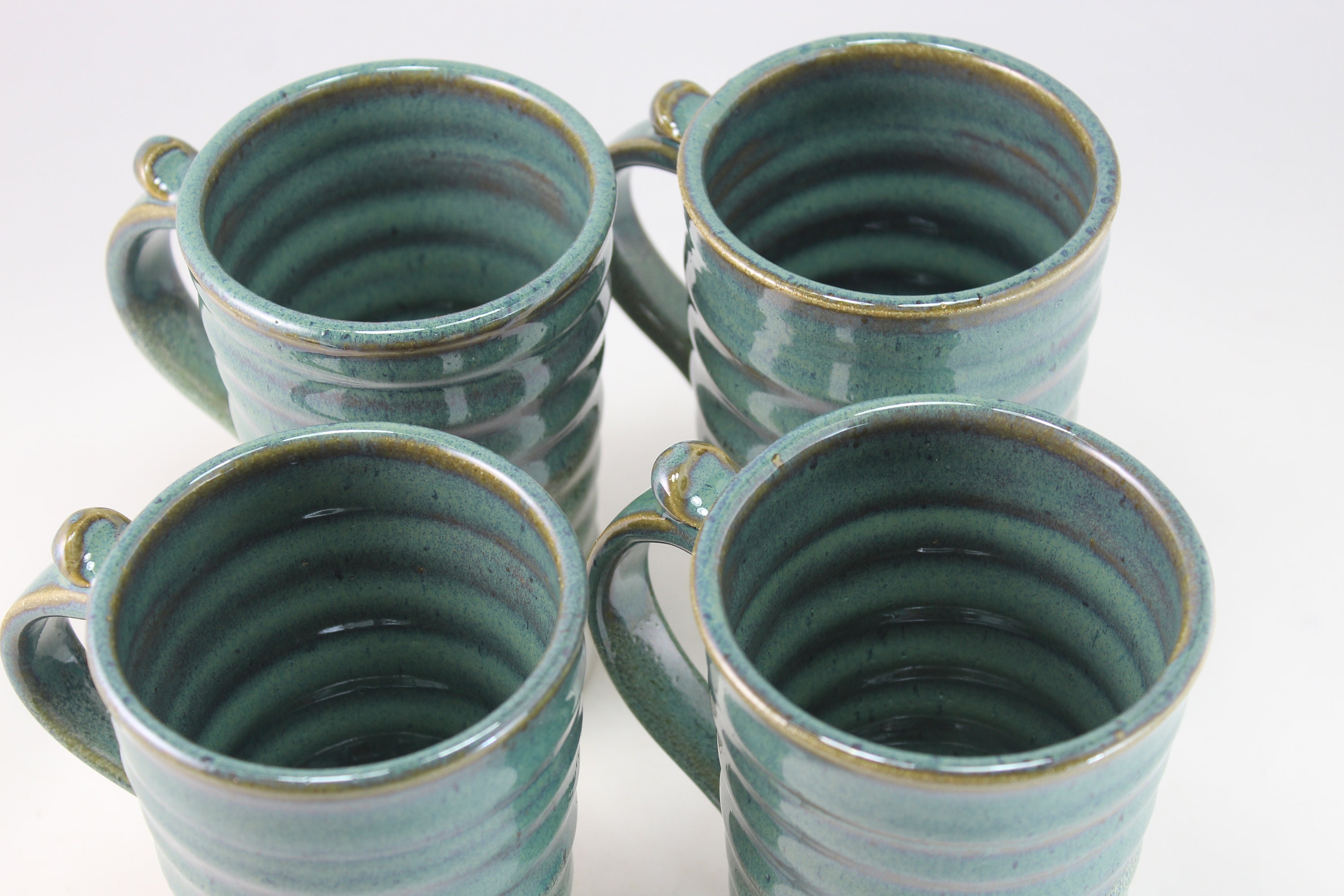 LARGE 16 Oz. COFFEE MUG Handmade Stoneware Coffee Cup in | Etsy