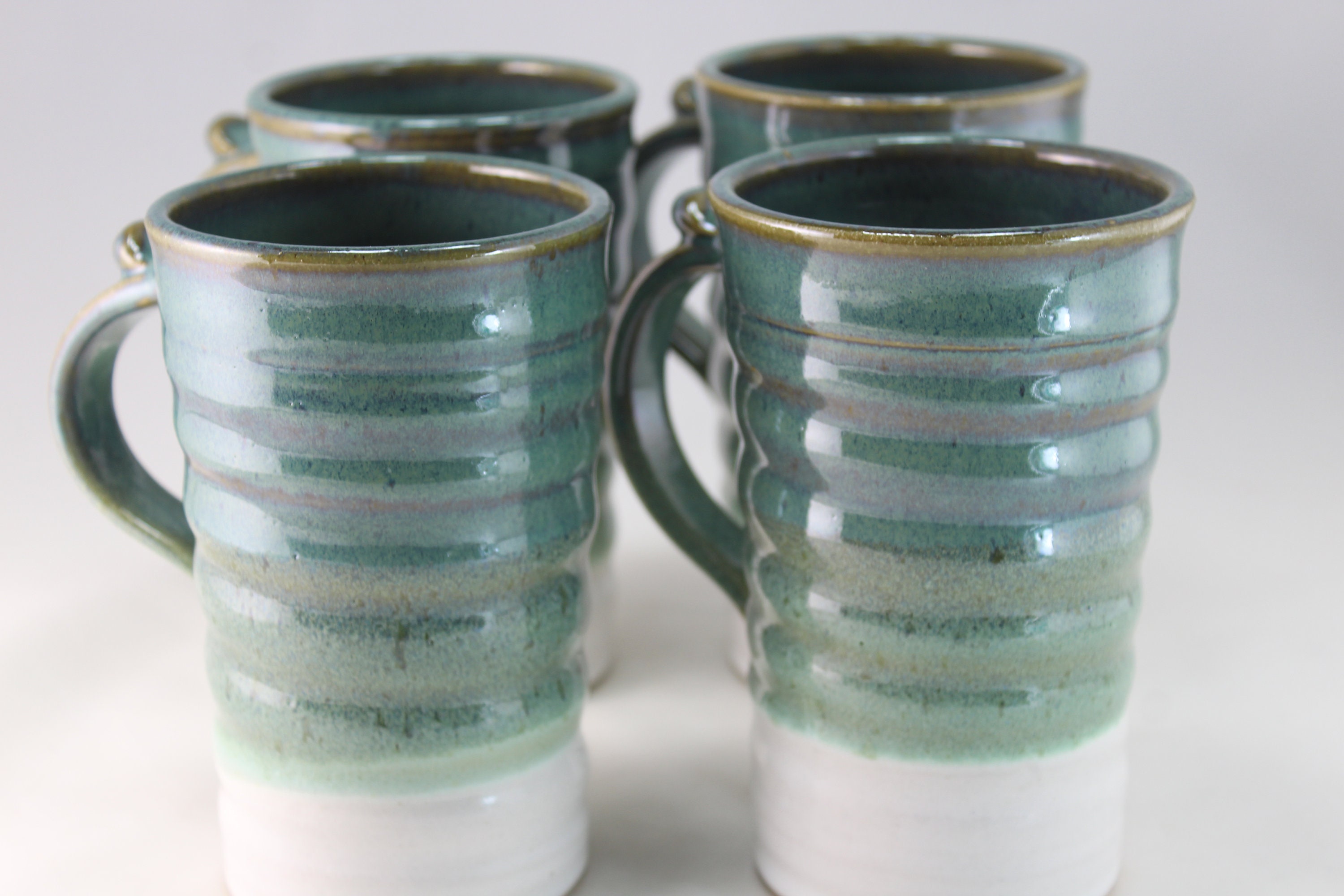 LARGE 16 Oz. COFFEE MUG Handmade Stoneware Coffee Cup in - Etsy