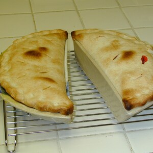 HALF PIE PLATE, Handmade Stoneware in Grey and White Glazed Finish ...