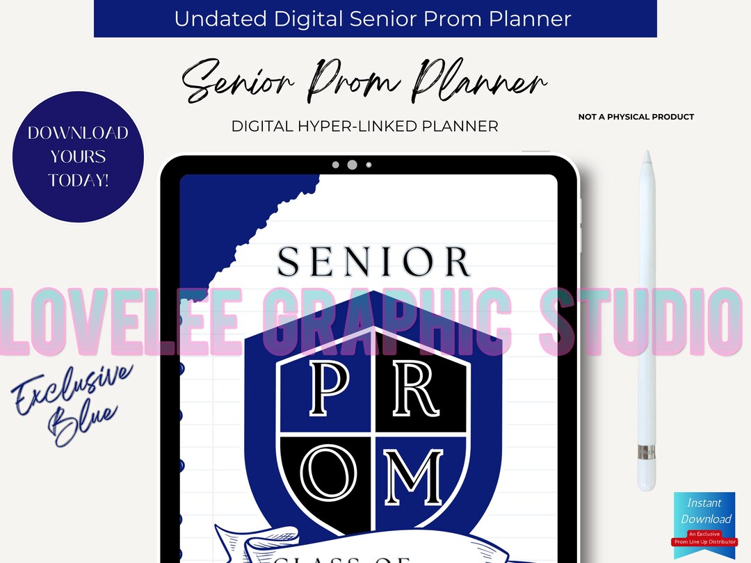 All-in-one Digital Prom Planner for High School Students, Exclusive ...