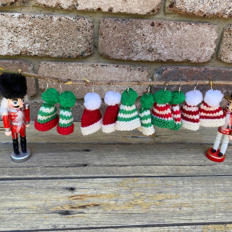 Knit Earrings Patterns - Etsy