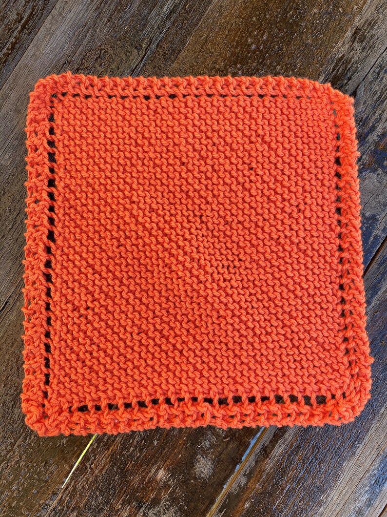 Knitted Face Washer Pattern, Organic Spa Cloth (PDF Download), Face ...