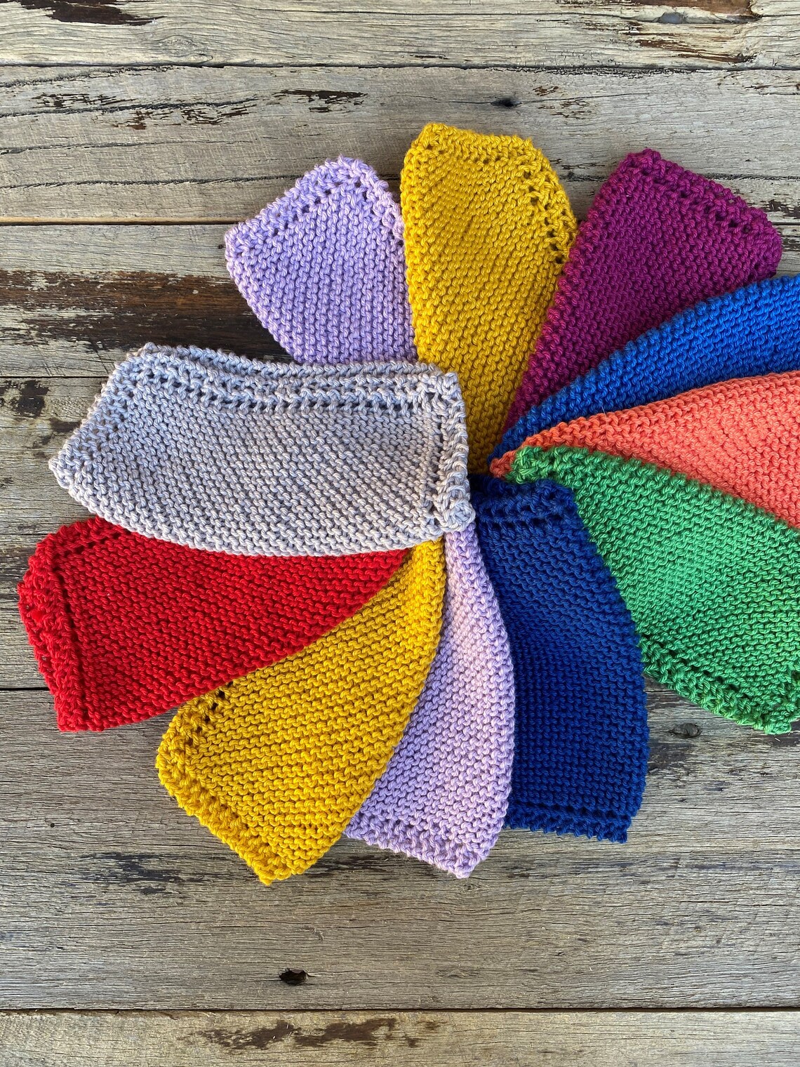 Knitted Face Washer Pattern, Organic Spa Cloth (PDF Download), Face ...