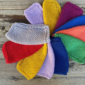 Knitted Face Washer Pattern, Organic Spa Cloth (PDF Download), Face ...