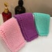Knitted Face Washer Pattern, Organic Spa Cloth (PDF Download), Face ...