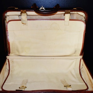Vintage Presto Leather Briefcase Brown Leather Officer or Salesman ...