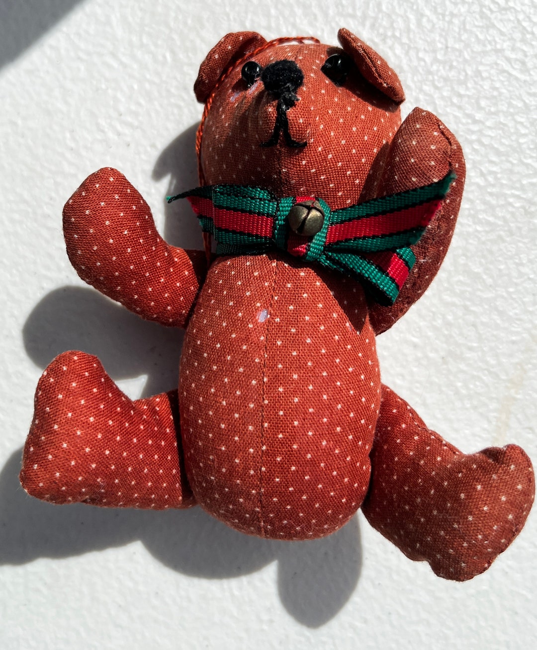 Vintage Collectible Custom Made Cloth Teddy Bear Southern U S - Etsy