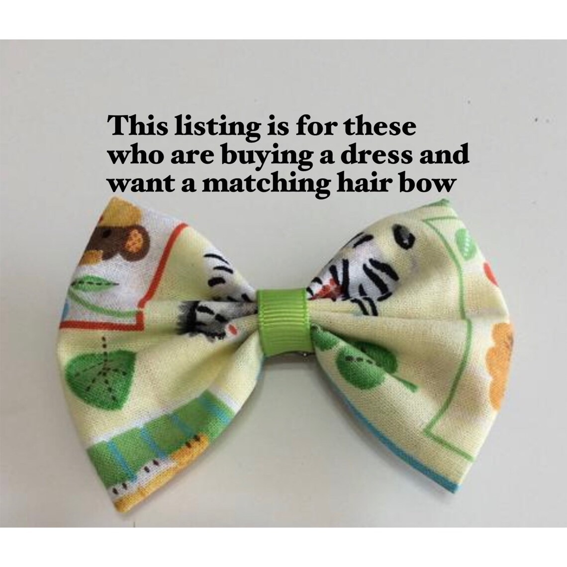 Matching Hair Bow for Your Dress - Etsy
