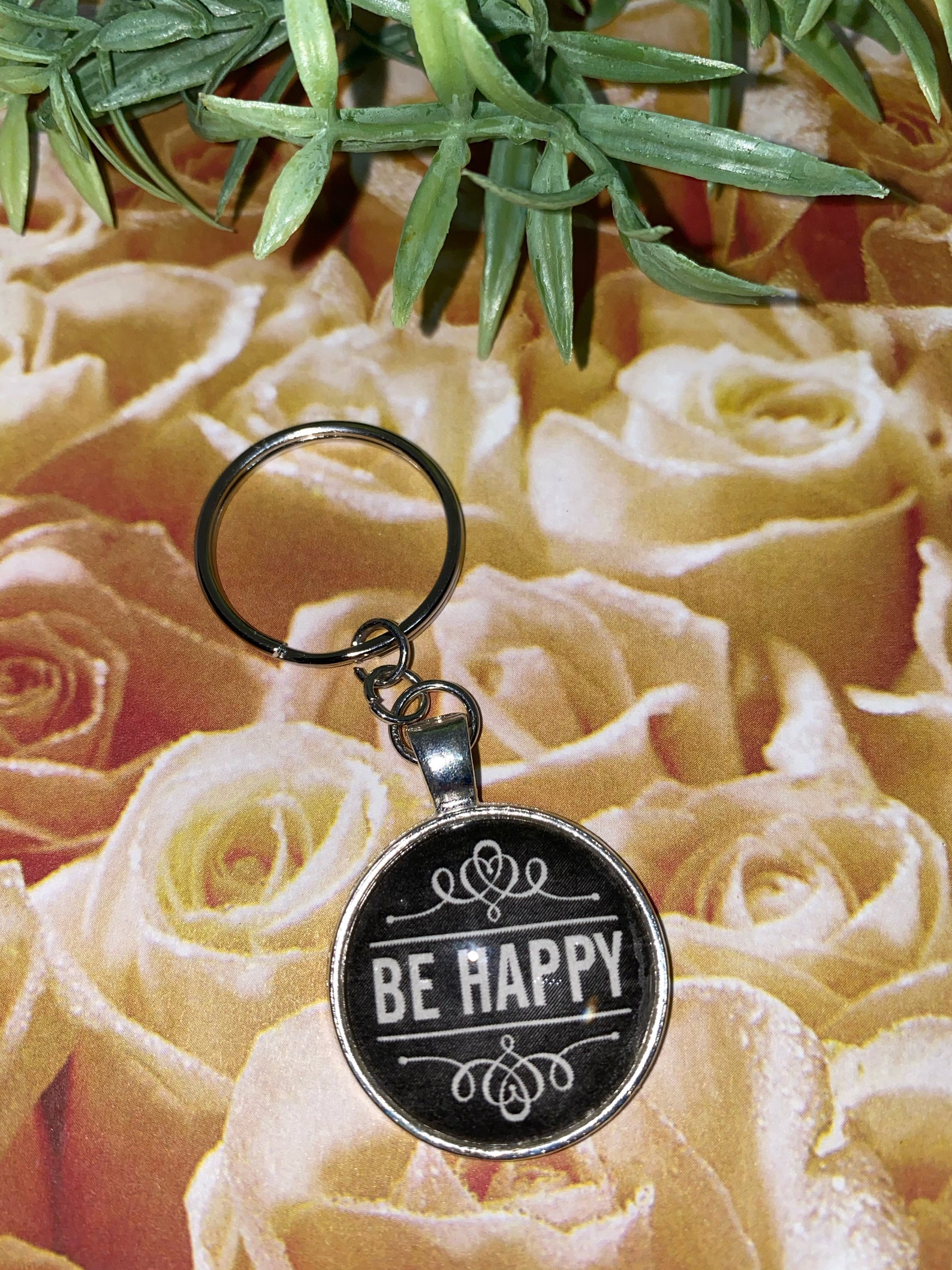 Inspirational Keychain Silver Inspire Inspirational words | Etsy