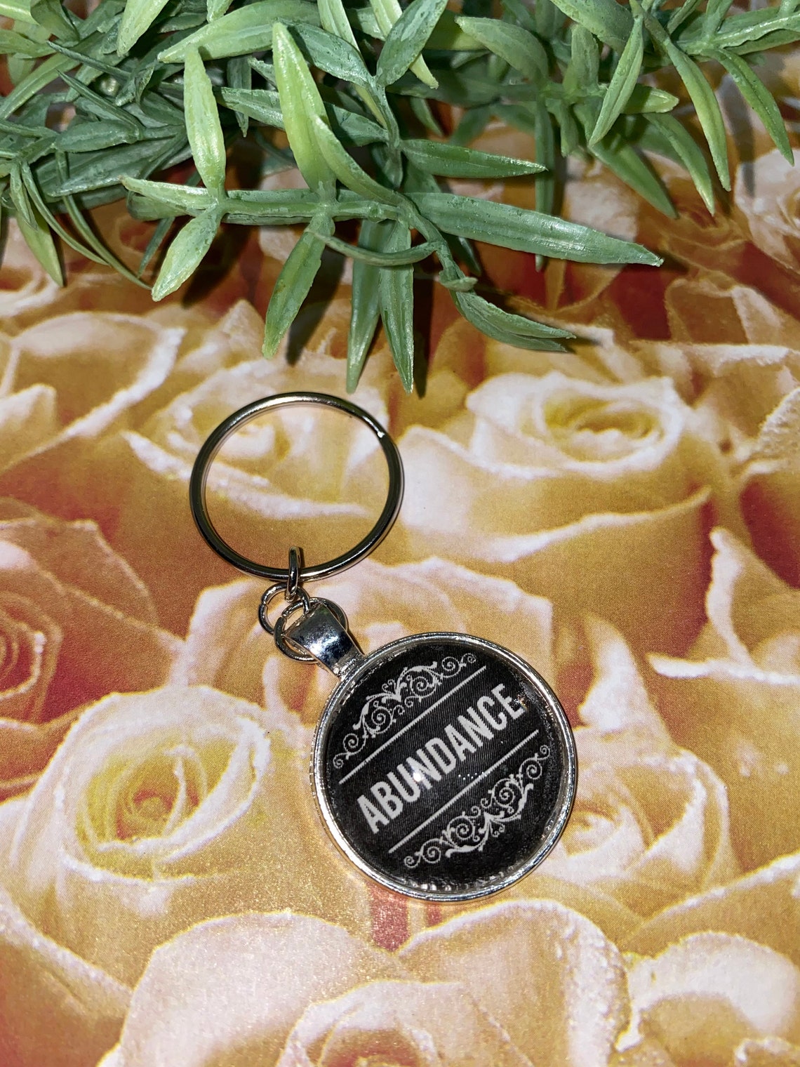 Inspirational Keychain Silver Inspire Inspirational words | Etsy