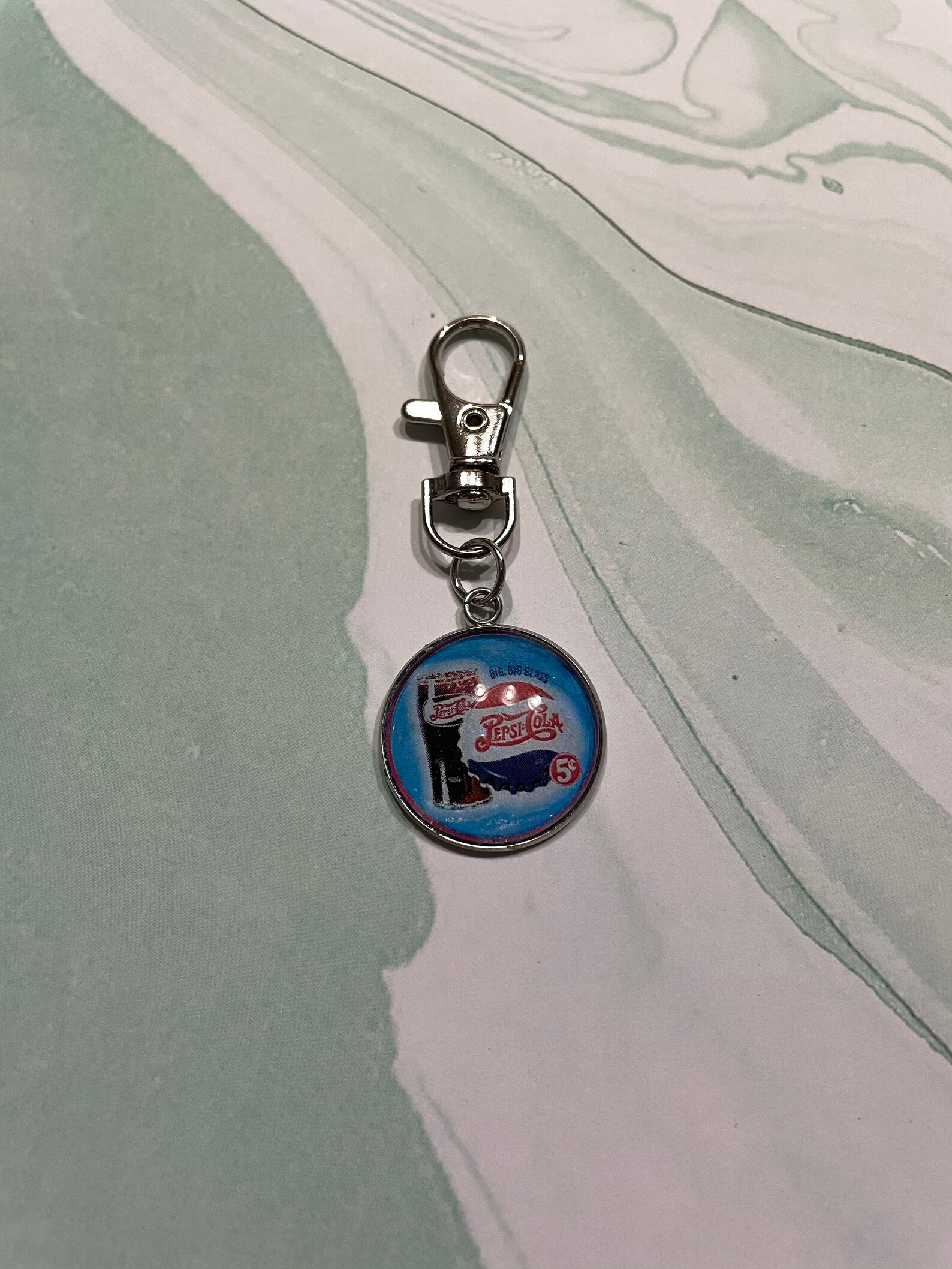 Vintage Keychains,cabochon, Keychain, Silver, Gift, Retro, Pepsi ...