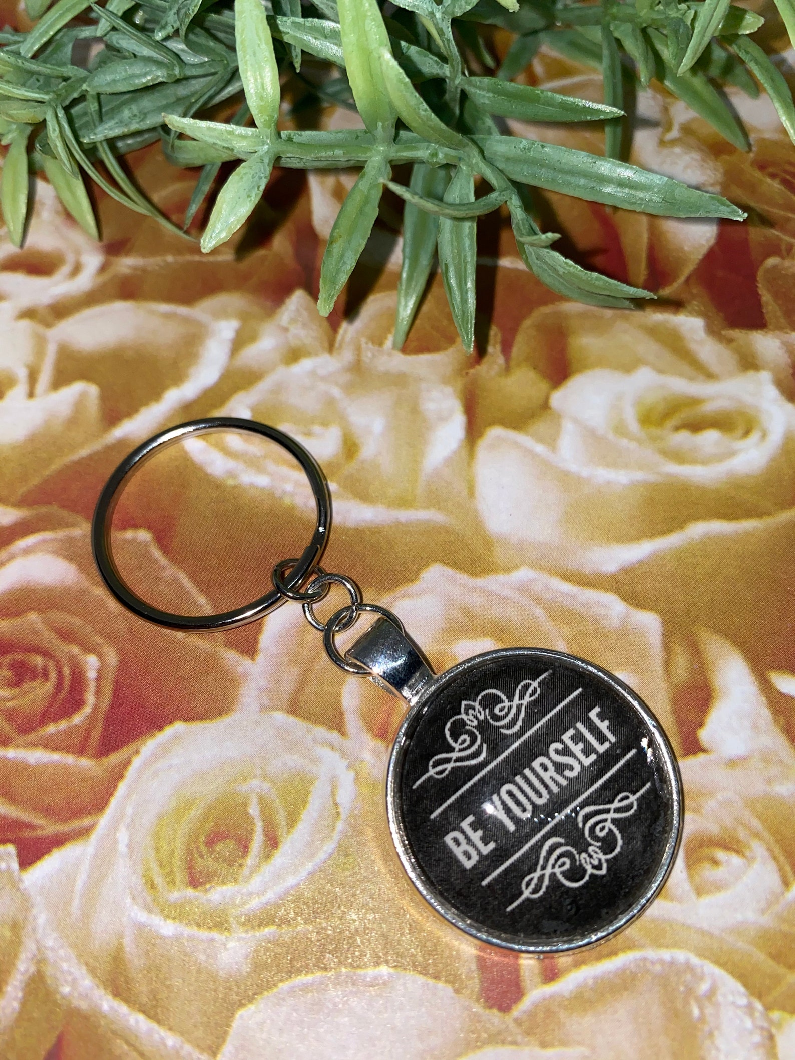 Inspirational Keychain, Silver, Inspire, Inspirational Words,be ...