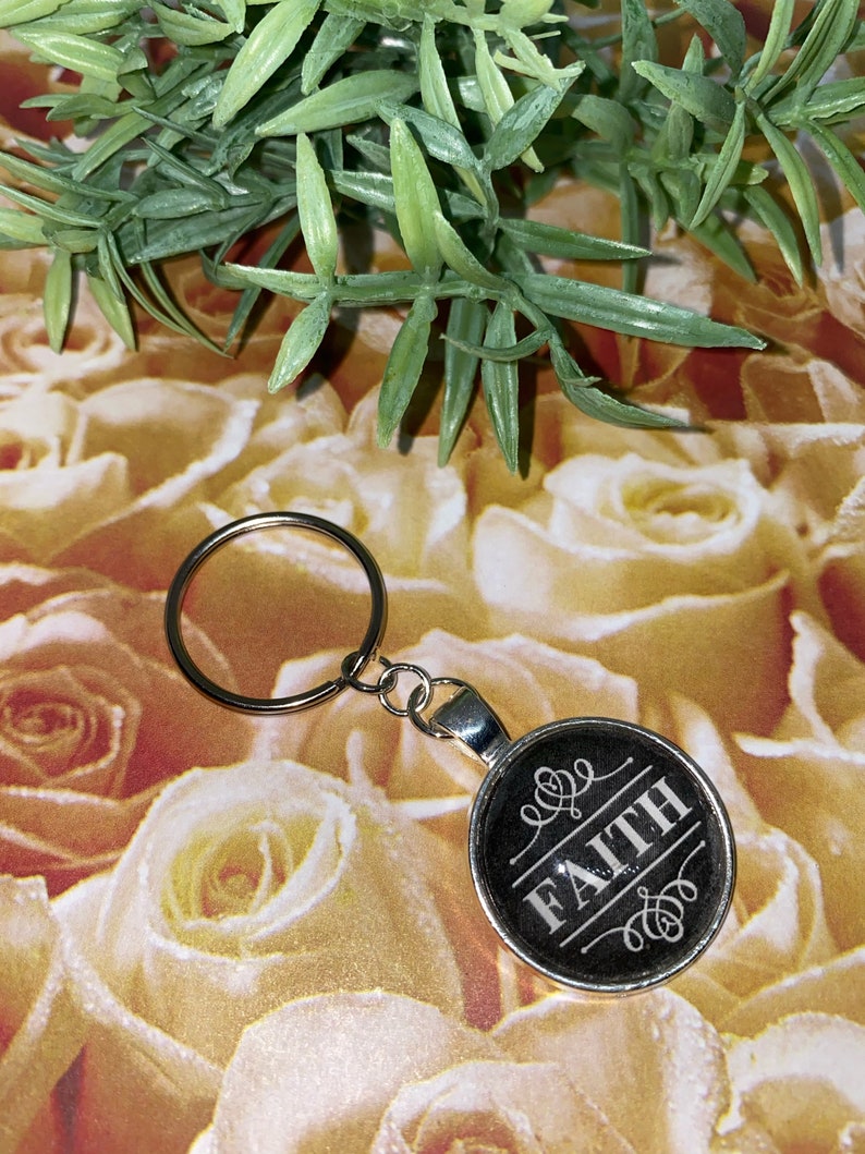 Inspirational Keychain Silver Inspire Inspirational Words - Etsy