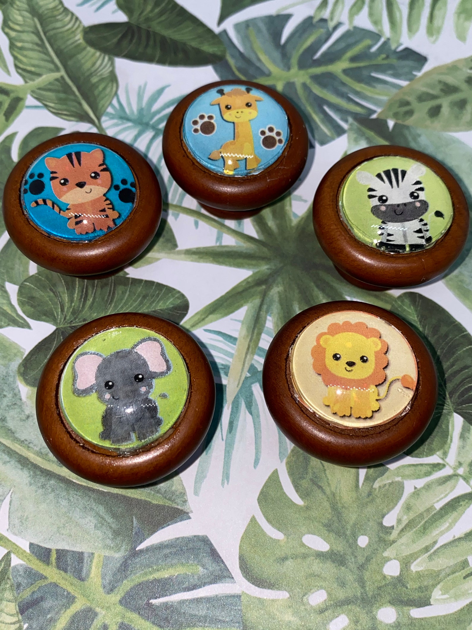 Safari Decor Knobs,dresser,cabinet, Bedroom Nursery, Baby, Giraffe ...
