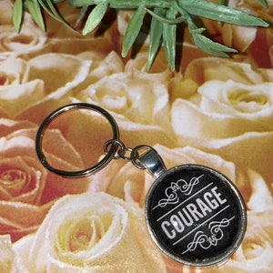 Inspirational Keychain, Silver, Inspire, Inspirational Words,be ...