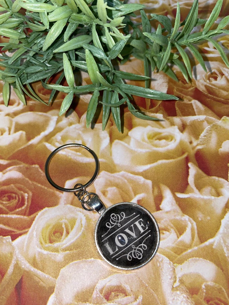 Inspirational Keychain Silver Inspire Inspirational Words - Etsy