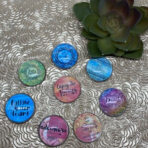 Inspirational Magnets, Silver, Inspirational Quotes, Empowering ...