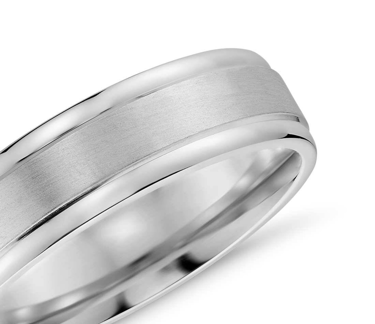 Men's 6mm Brushed Inlay Wedding Ring Men's Modern | Etsy