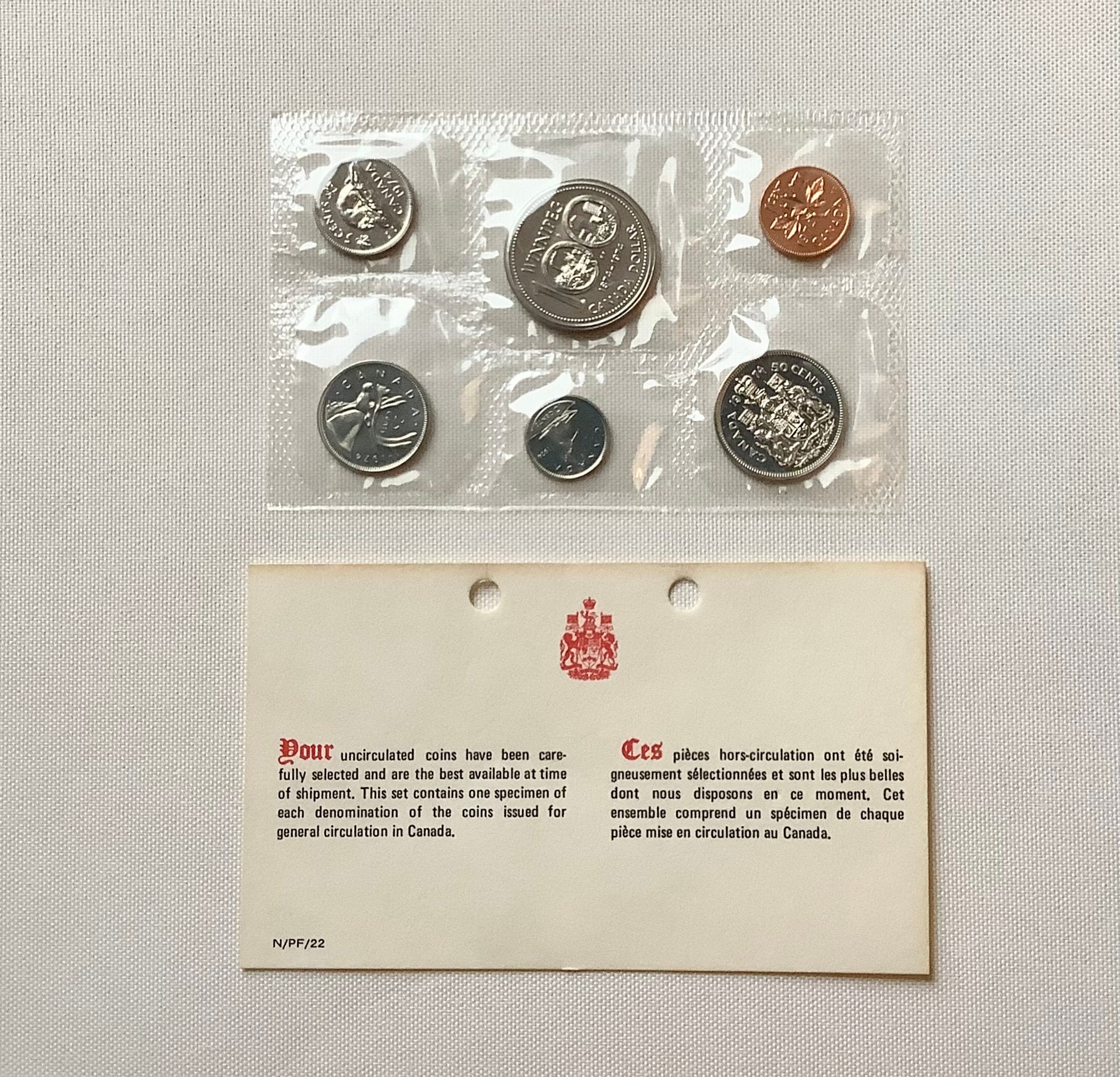 1974 Canadian Coin Set of 6, Rare Coin, Money, Vintage Coin, Collector ...