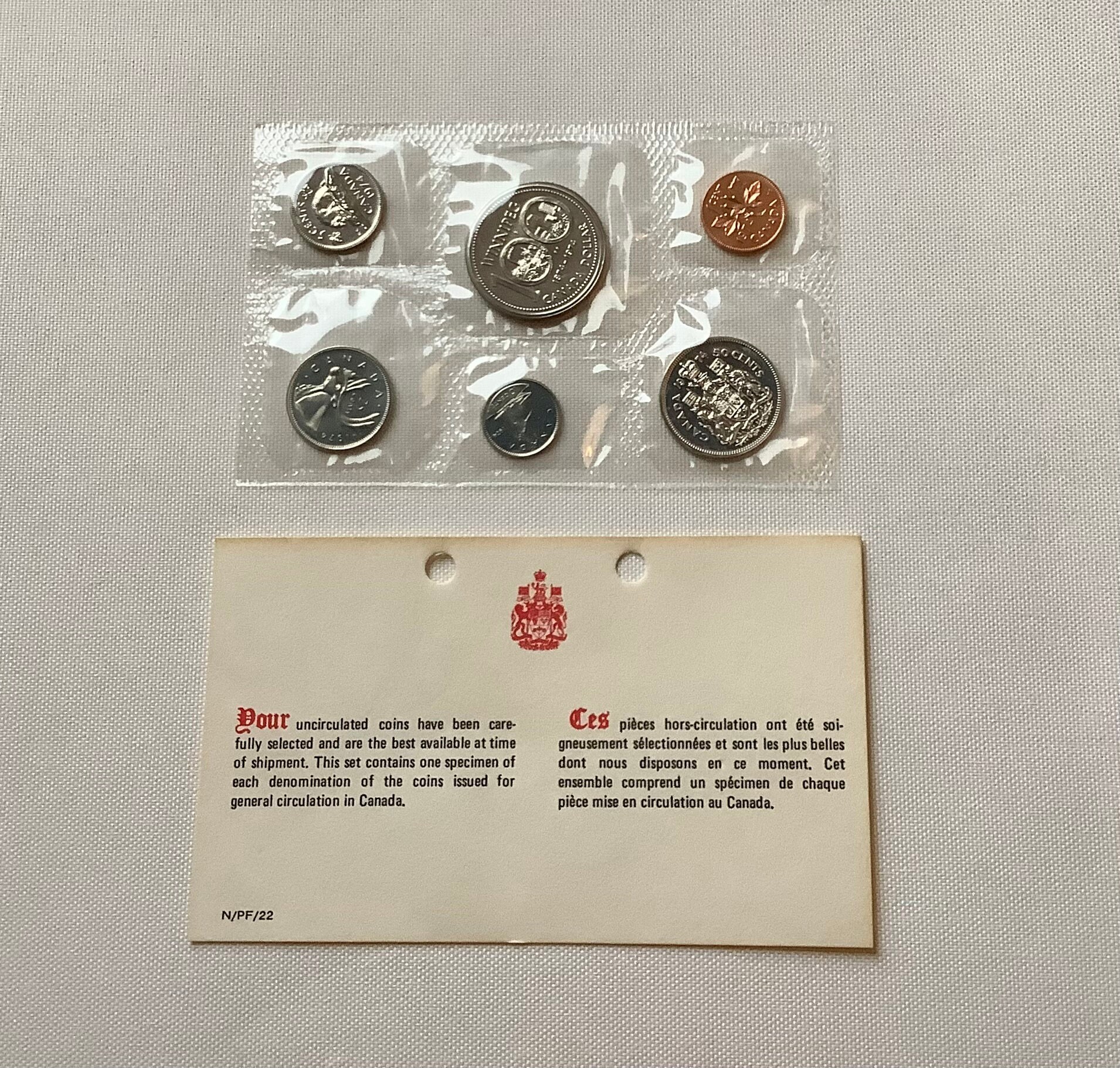 1974 Canadian Coin Set of 6, Rare Coin, Money, Vintage Coin, Collector ...