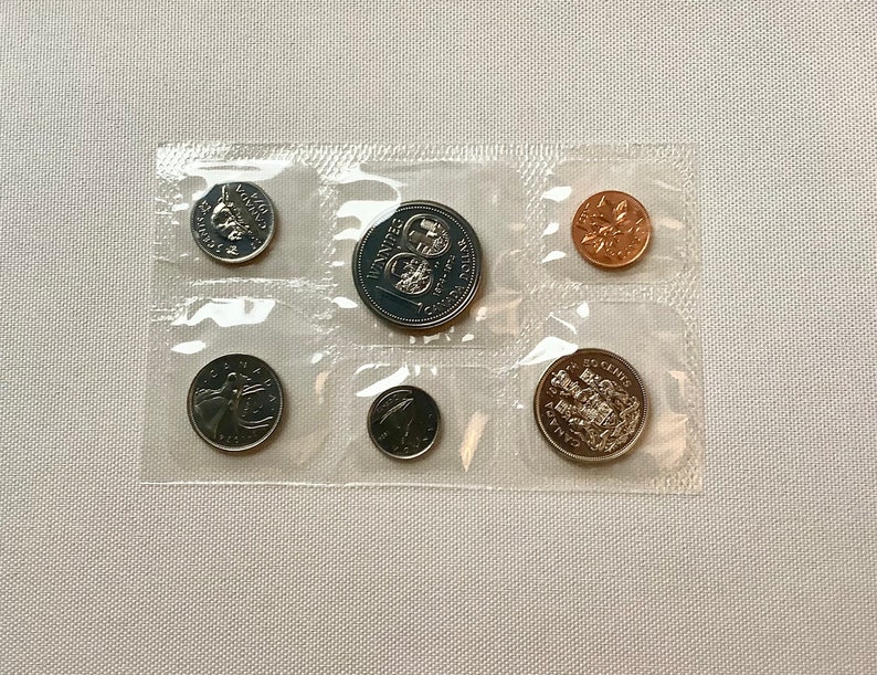 1974 Canadian Coin Set of 6, Rare Coin, Money, Vintage Coin, Collector ...